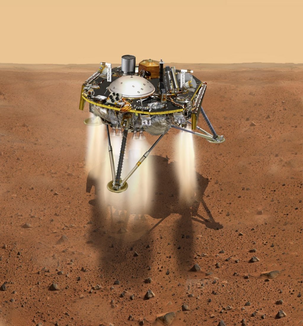 Nasa-Roboter „InSight“ ist nach einer Reise von rund 485 Millionen ...