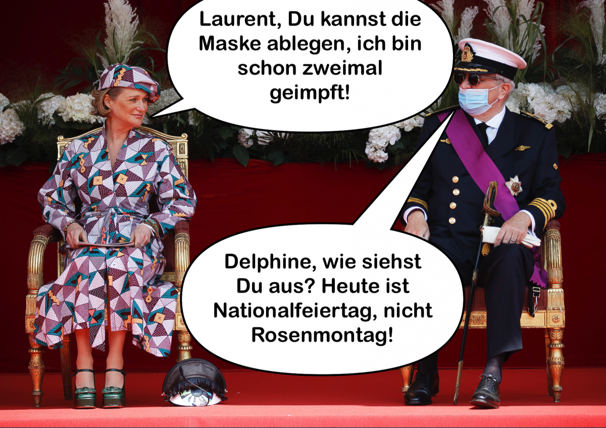 ALLES NUR SATIRE - Prinzessin Delphine erstmals bei der offiziellen ...