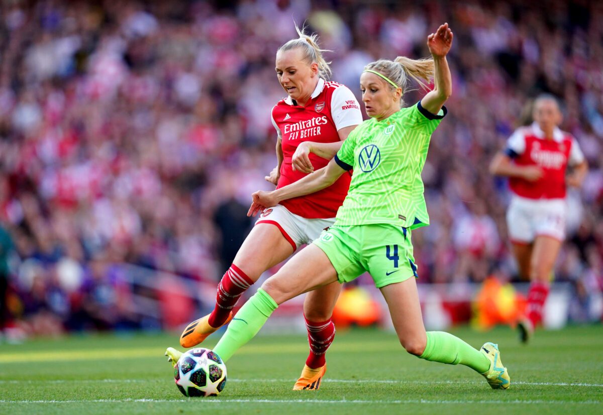 Kathrin Hendrich nach Last-Minute-Sieg mit Wolfsburg vor 60.000 ...
