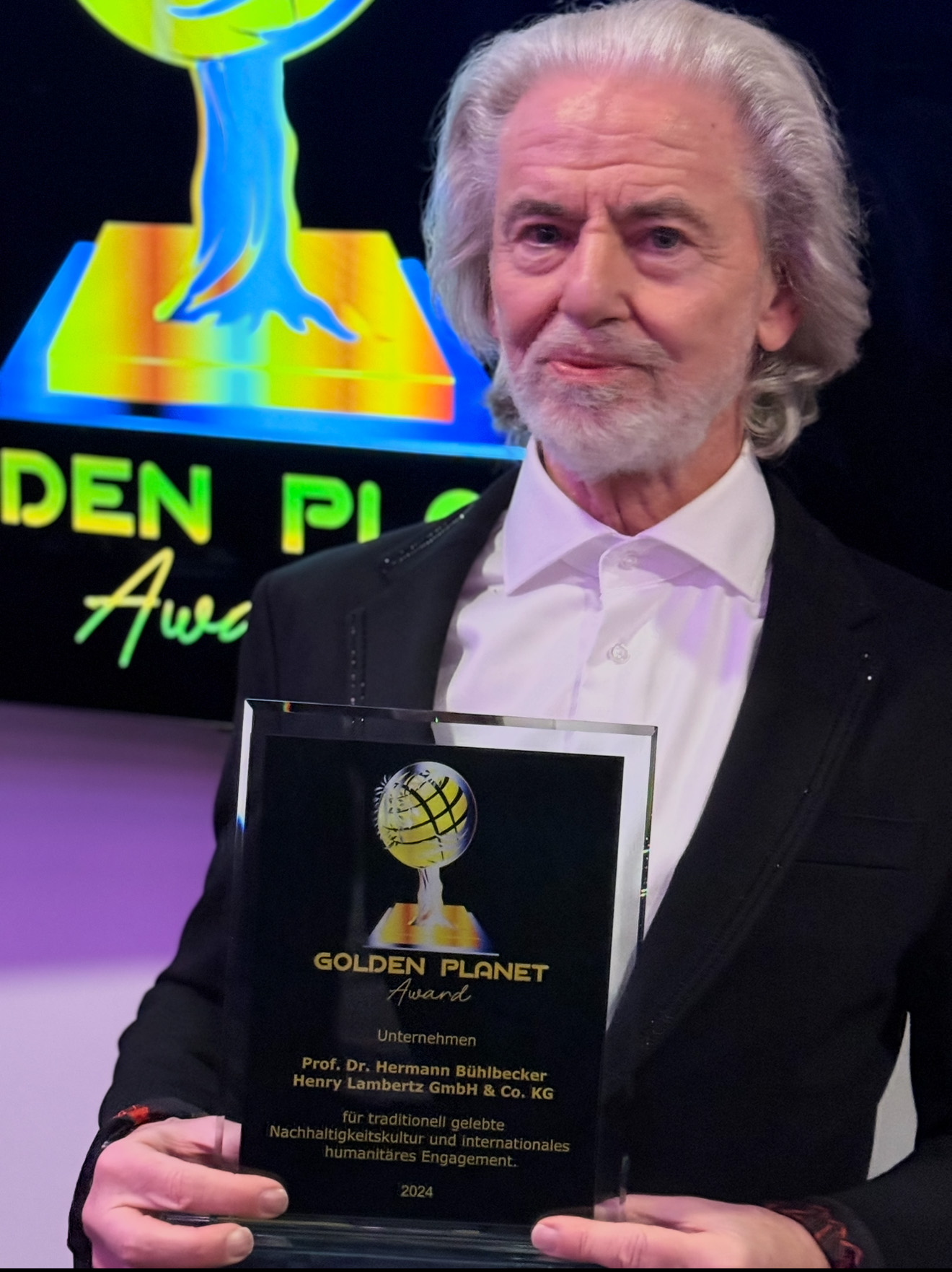 Prof. Hermann Bühlbecker und Lambertz-Gruppe mit „Golden Planet Award ...